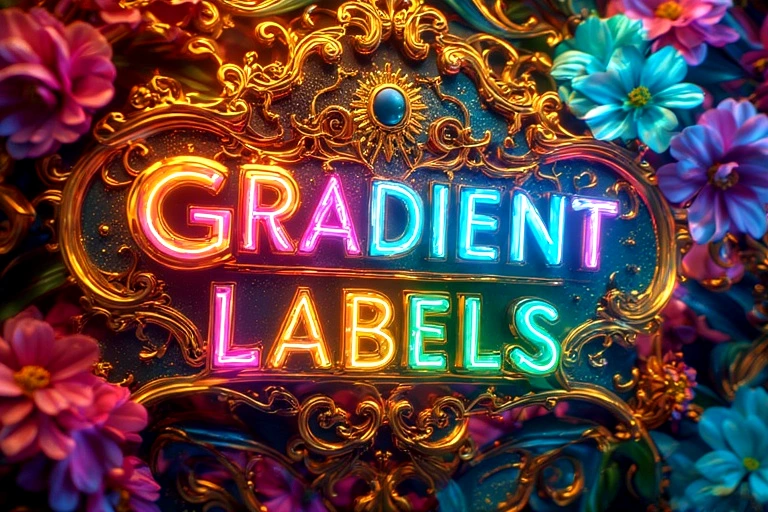 Gradients Labels ― Perchance Generator